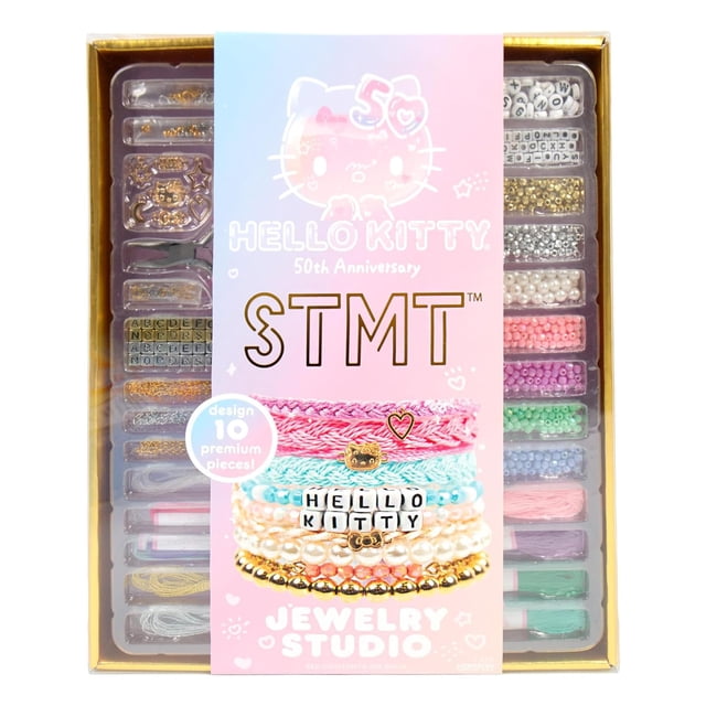 Sanrio Hello Kitty x STMT DIY Jewelry Studio Kit - Walmart Business ...