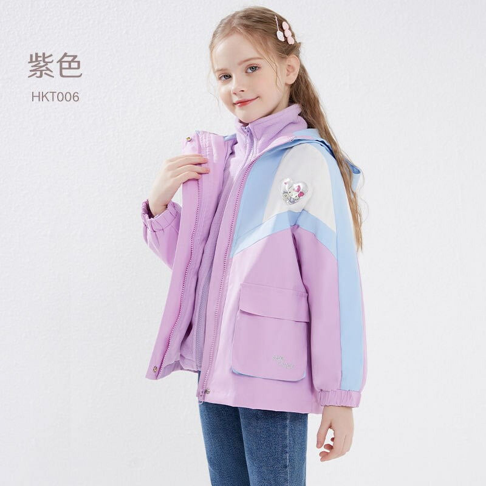 Sanrio Hello Kittys Padded Jacket Student Kawaii Winter Windproof ...