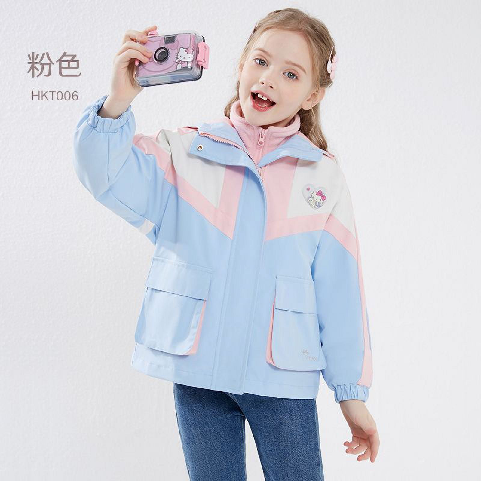 Sanrio Hello Kittys Padded Jacket Student Kawaii Winter Windproof ...