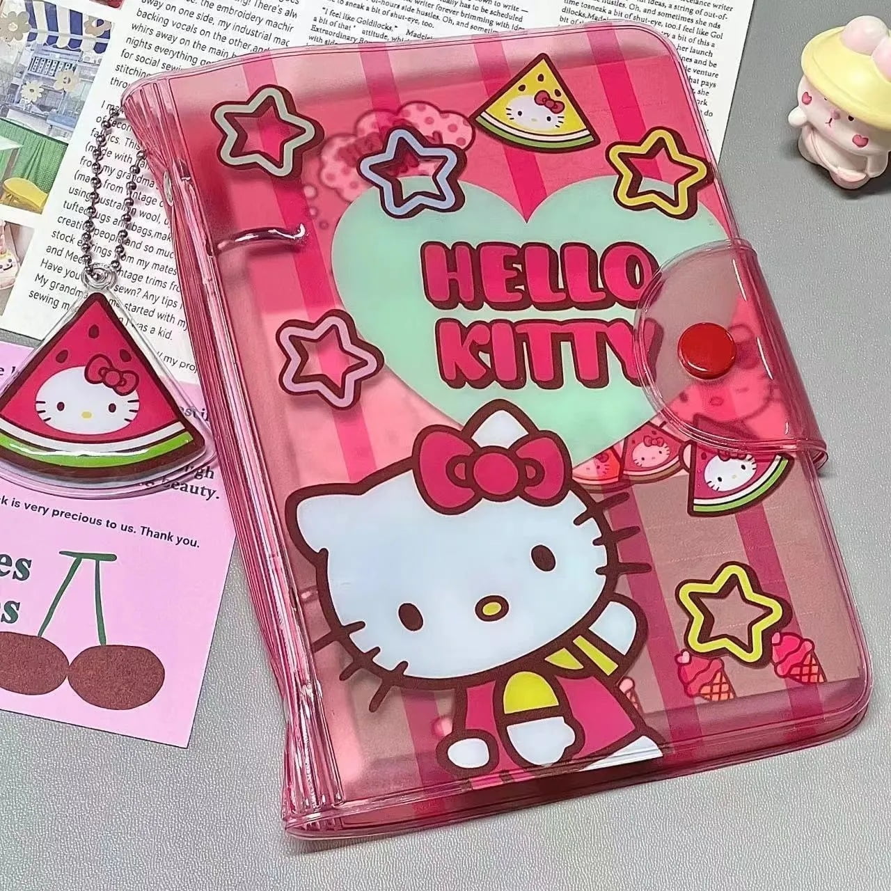Sanrio Hello kitty Notebook Good-looking Student Cute Girly Heart Hard ...