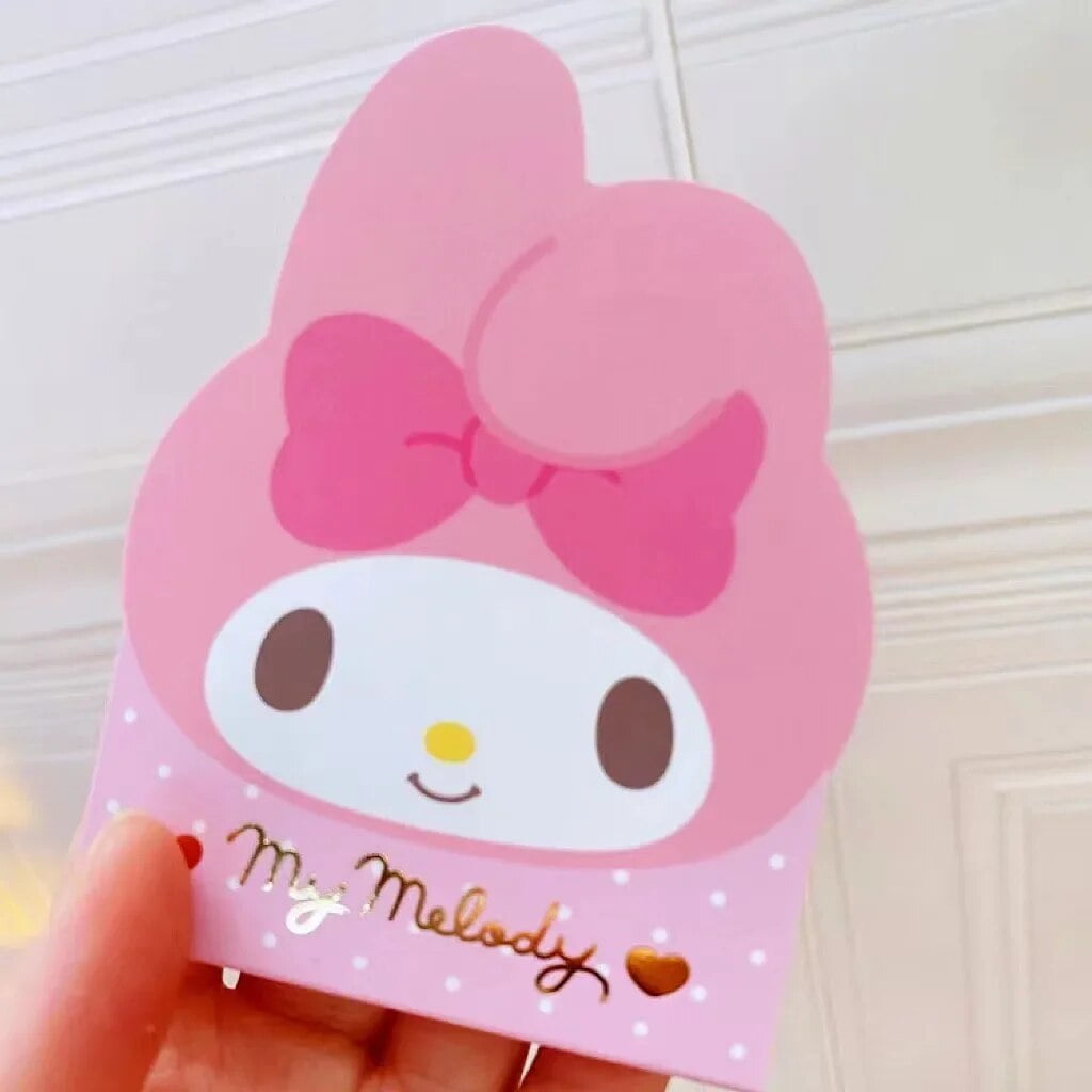 Sanrio HelloKitty Cartoon Tearable Note Pad My Melody Cute Girly Heart ...