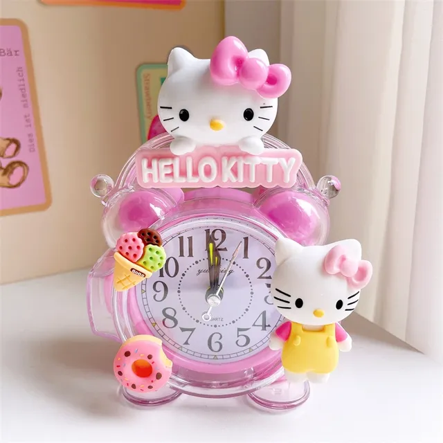 Sanrio HelloKitty MyMelody Cinnamoroll Alarm Clock Kawaii Anime Kitchen ...