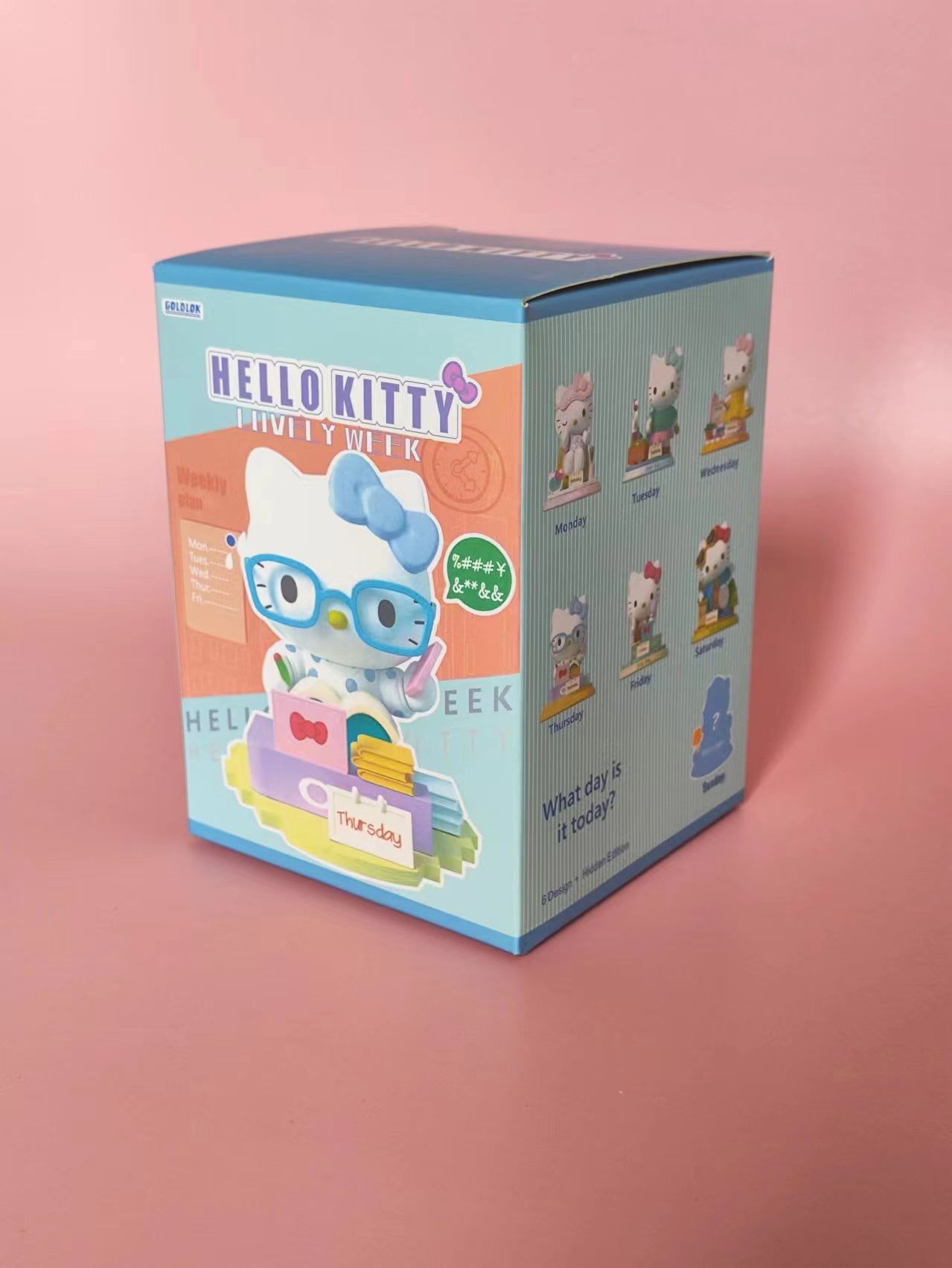 Sanrio Hellokitty Anime Figure Blind Box Week Series Action Figure ...