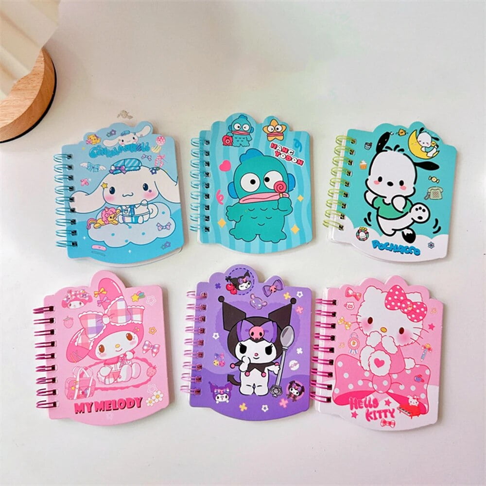 Sanrio Hellokitty Diary Notebook Anime Series Kawaii Kuromi My Melody ...