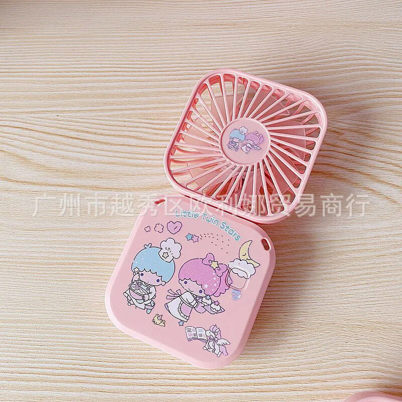 Sanrio Hellokitty Kuromi Mymelody Pachacco Cinnamoroll Folding Fan ...