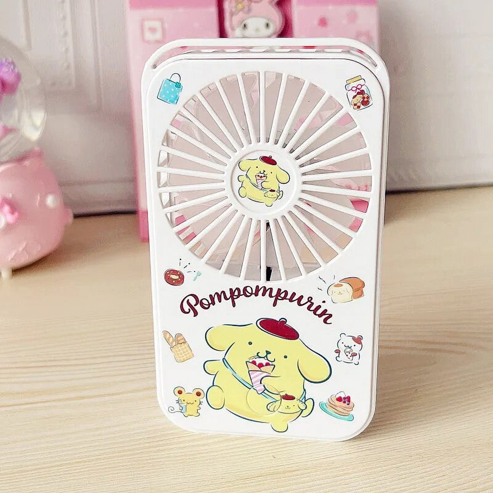 Sanrio Hellokitty Kuromi Mymelody Pachacco Cinnamoroll Folding Fan ...