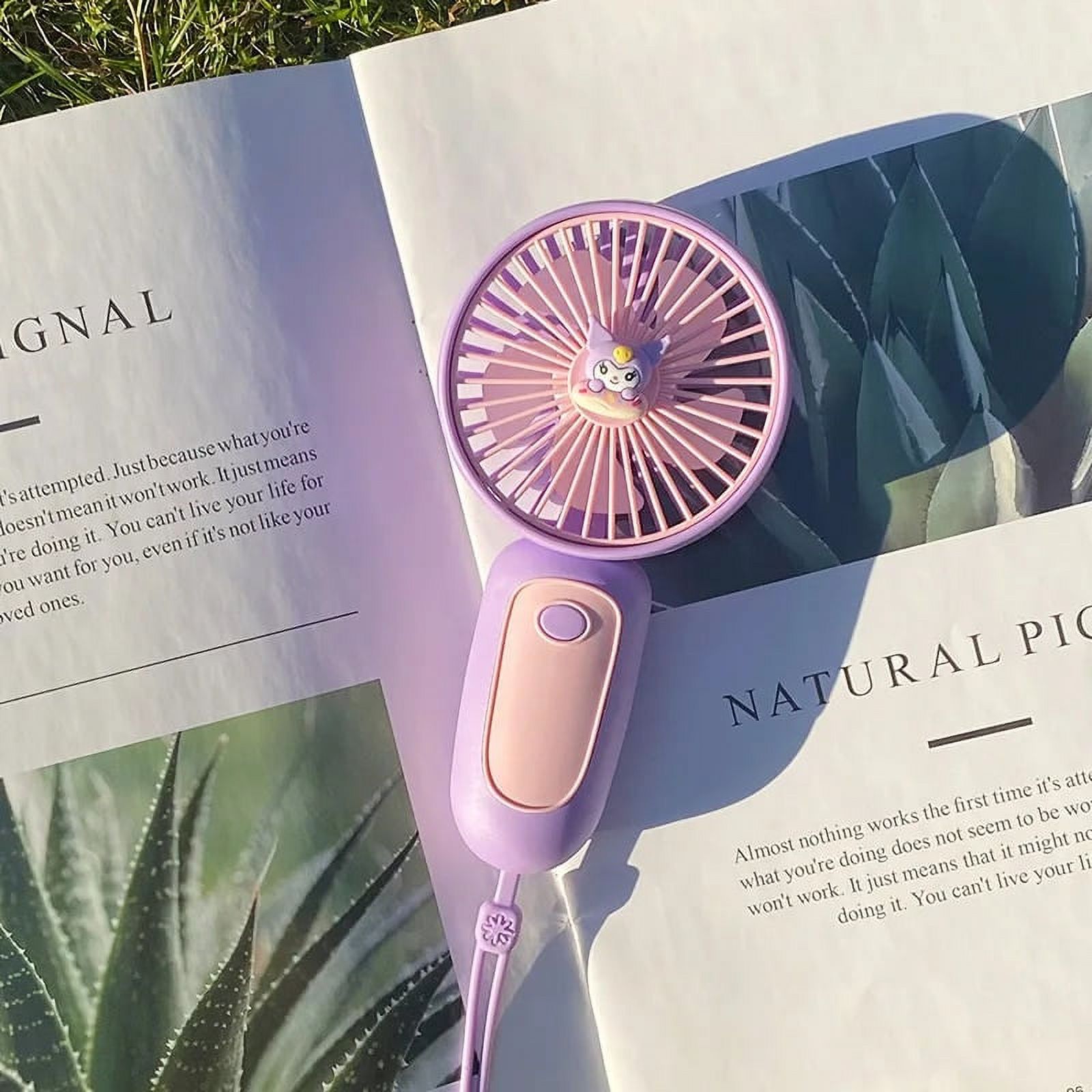 Sanrio Hellokitty Kuromi Mymelody Pachacco Cinnamoroll Folding Fan ...