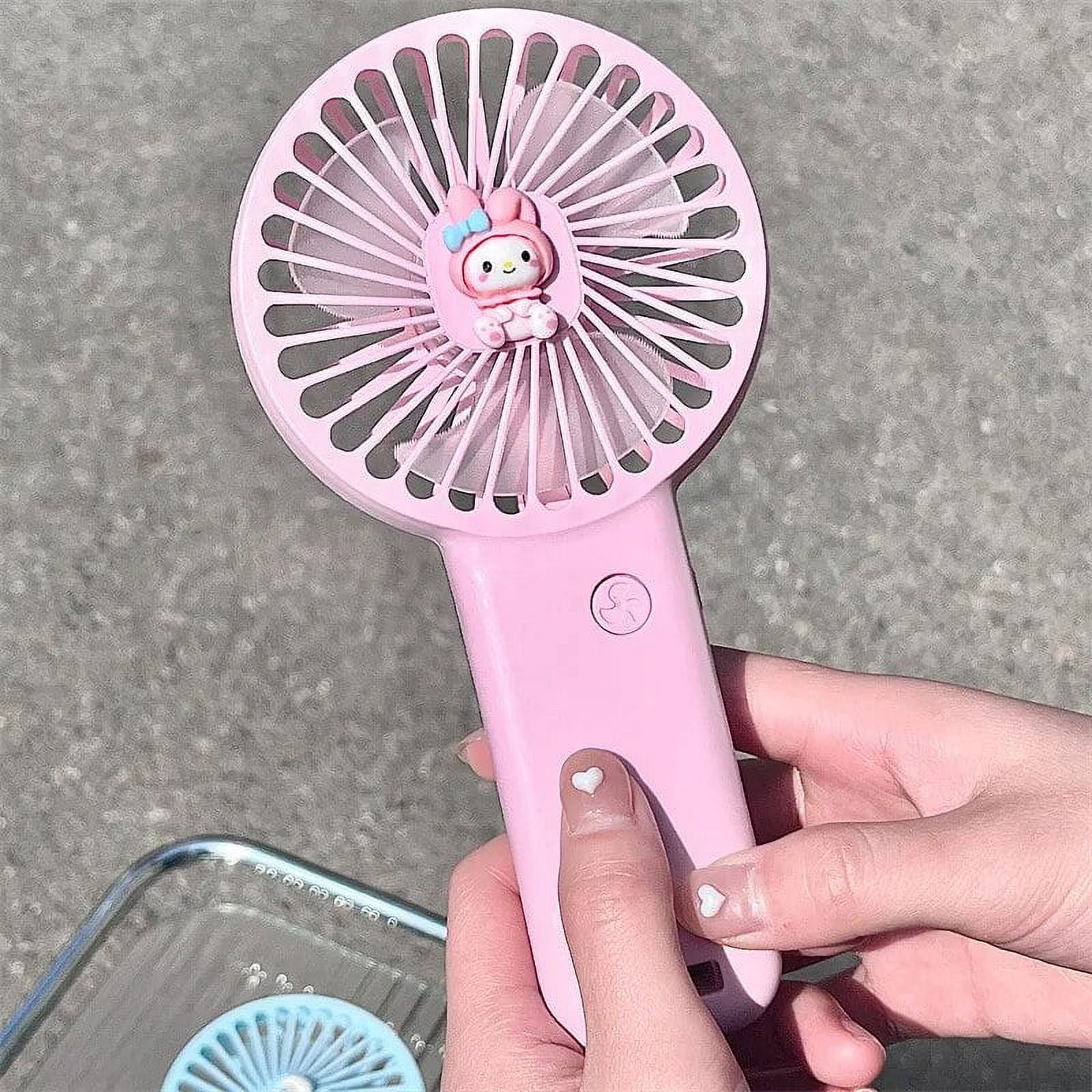 Sanrio Hellokitty Kuromi Mymelody Pachacco Cinnamoroll Folding Fan ...