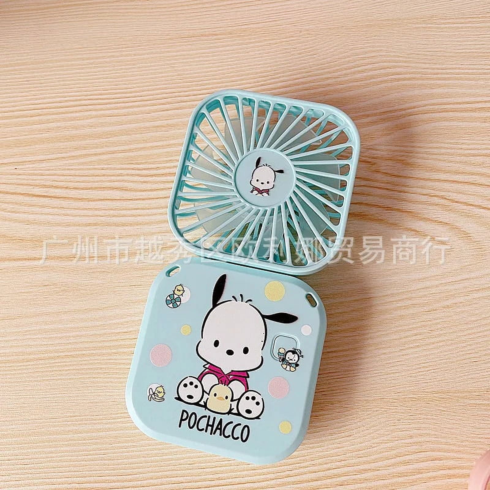 Sanrio Hellokitty Kuromi Mymelody Pachacco Cinnamoroll Folding Fan ...