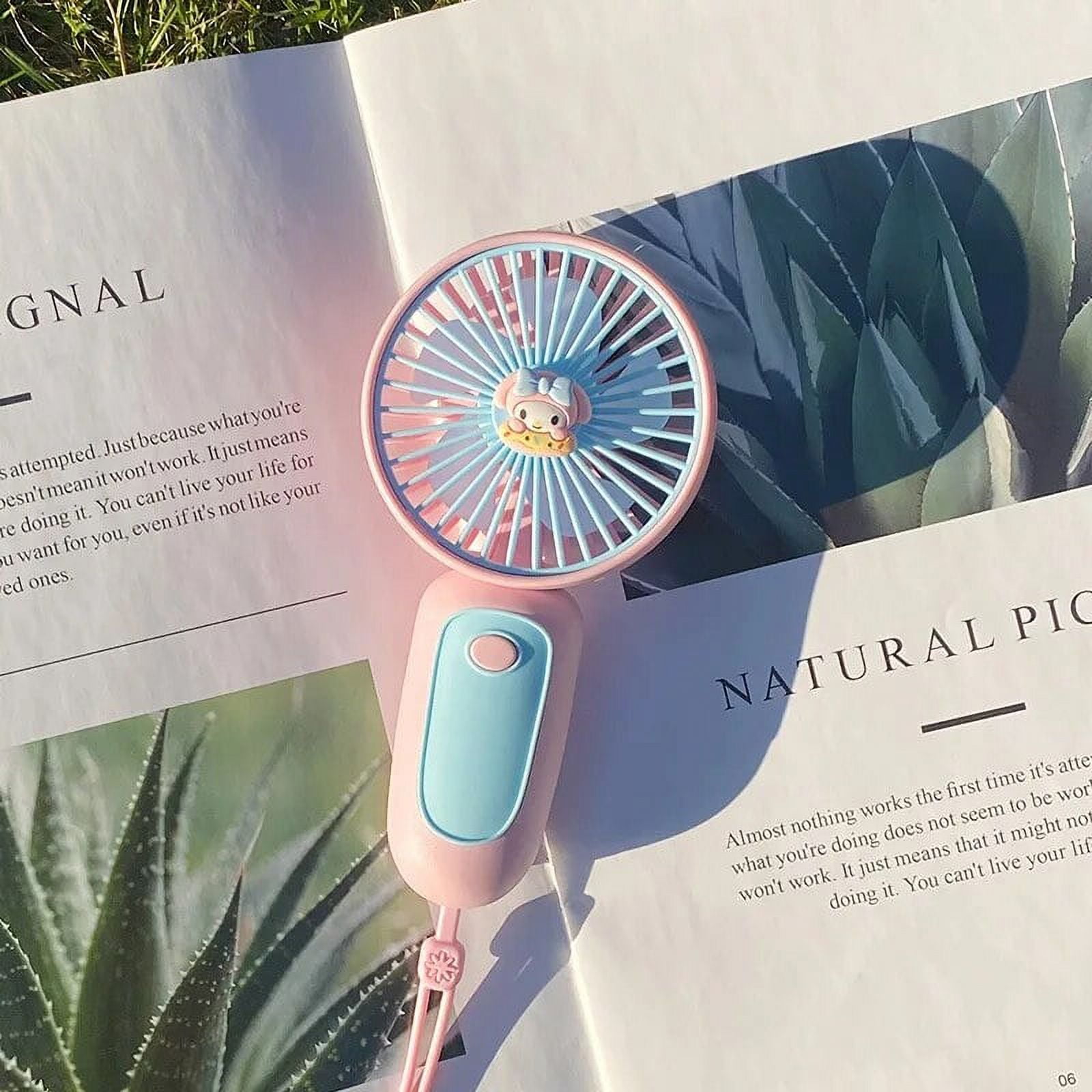 Sanrio Hellokitty Kuromi Mymelody Pachacco Cinnamoroll Folding Fan ...