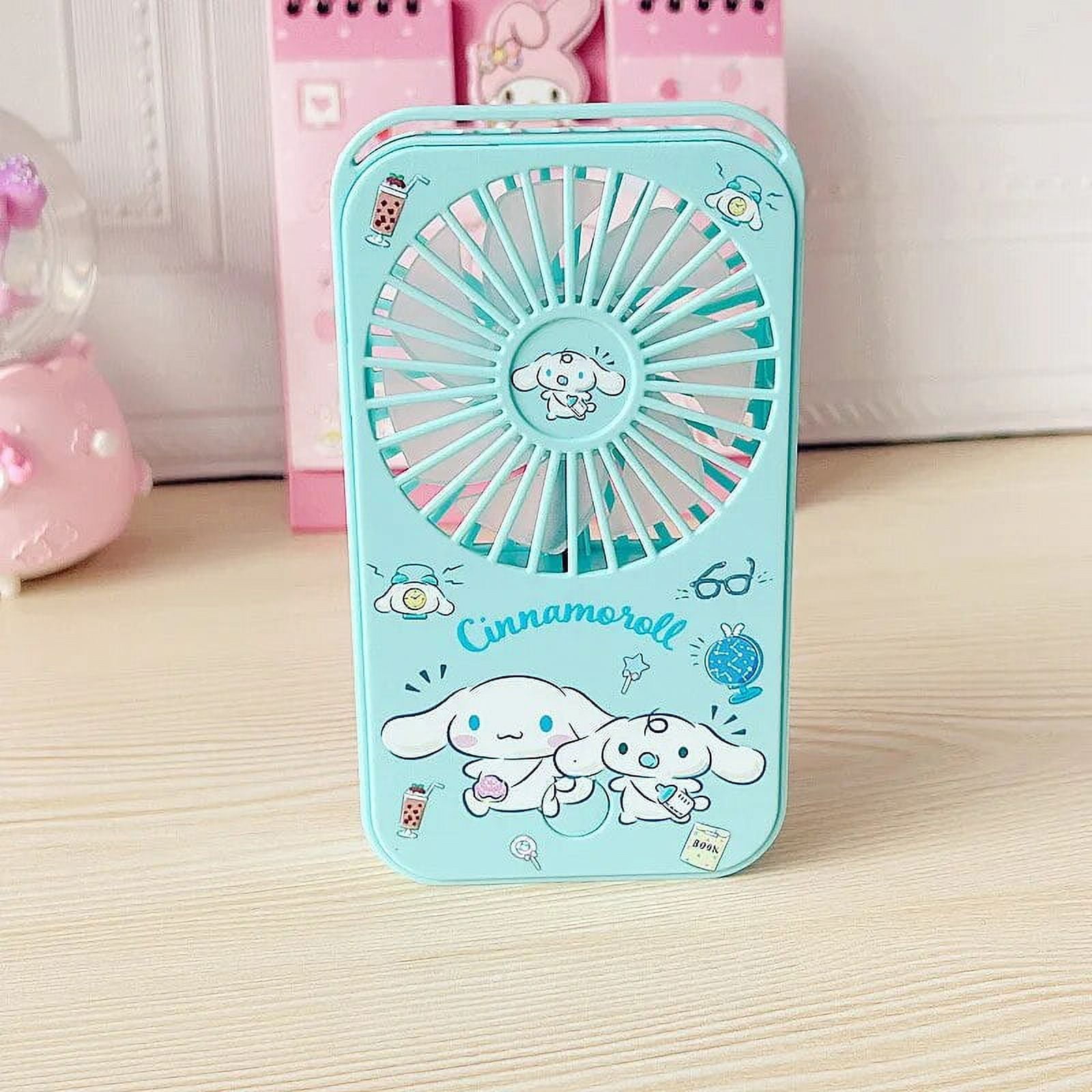 Sanrio Hellokitty Kuromi Mymelody Pachacco Cinnamoroll Folding Fan ...