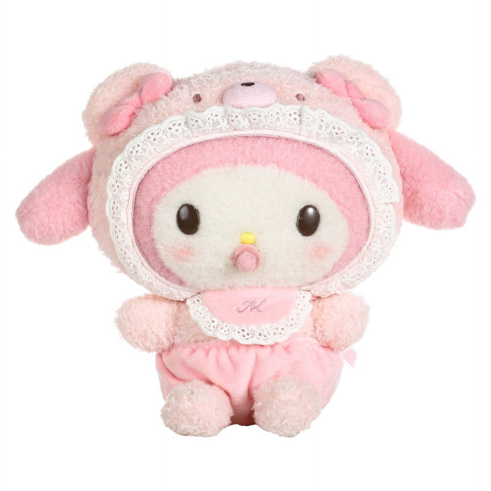 Sanrio Hellokitty Melody Plush Toys Pendant Kuromi Cinnamoroll Stuffed ...