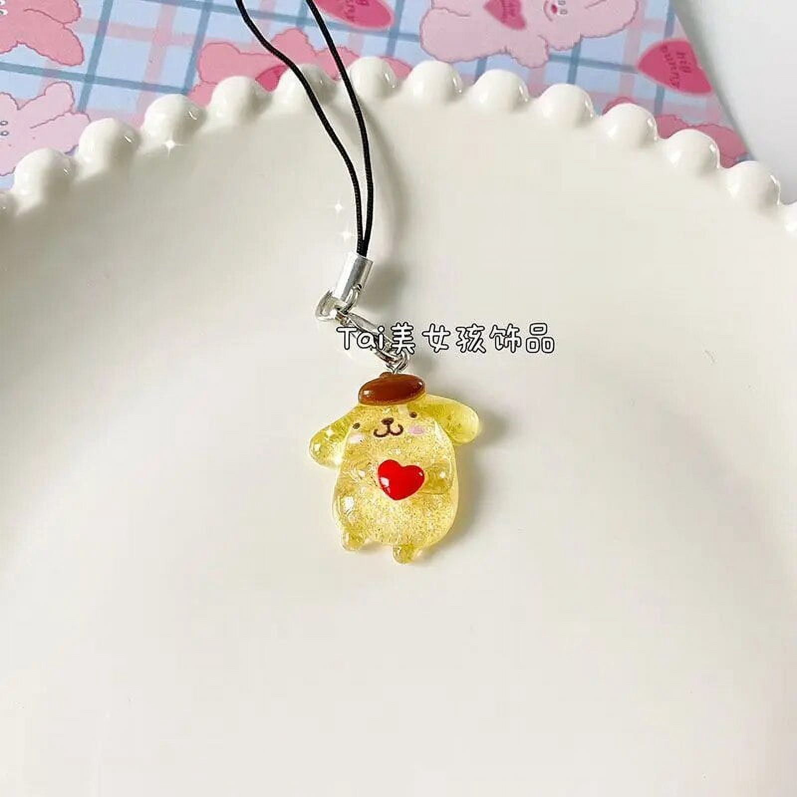 Sanrio Hellokitty Purin Mobile Phone Pendant Mymelody Pachacco Kuromi ...