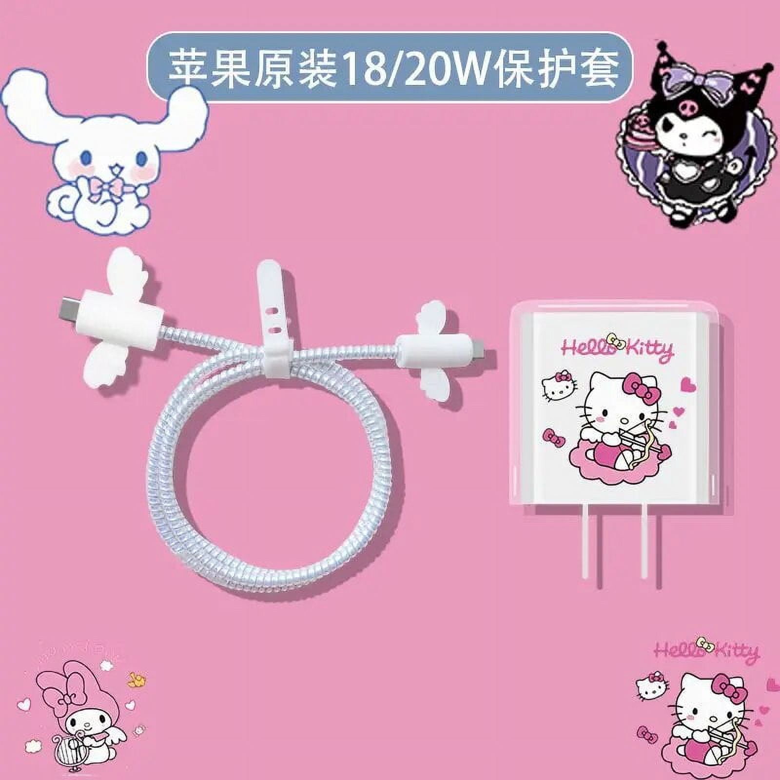 Sanrio Hellokittys My Melody Kuromi Kawaii Usb Charger Cord Management ...