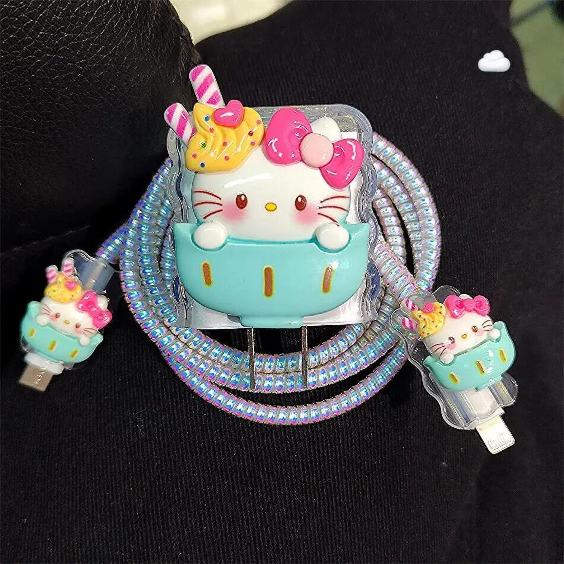 Sanrio Hellokittys My Melody Kuromi Kawaii Usb Charger Cord Management ...