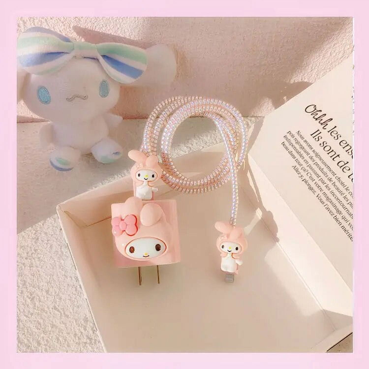 Sanrio Hellokittys My Melody Kuromi Kawaii Usb Charger Cord Management ...