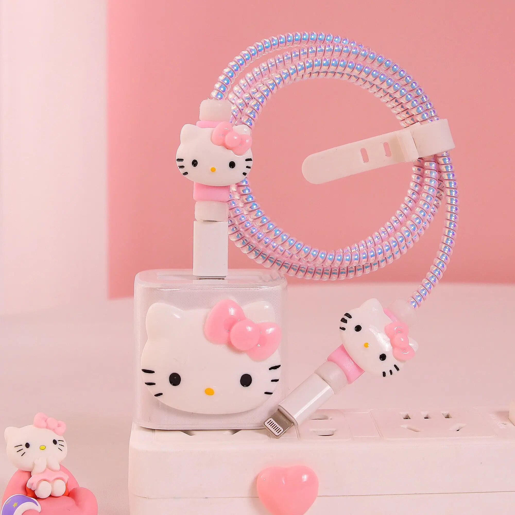 Sanrio Hellokittys My Melody Kuromi Kawaii Usb Charger Cord Management ...