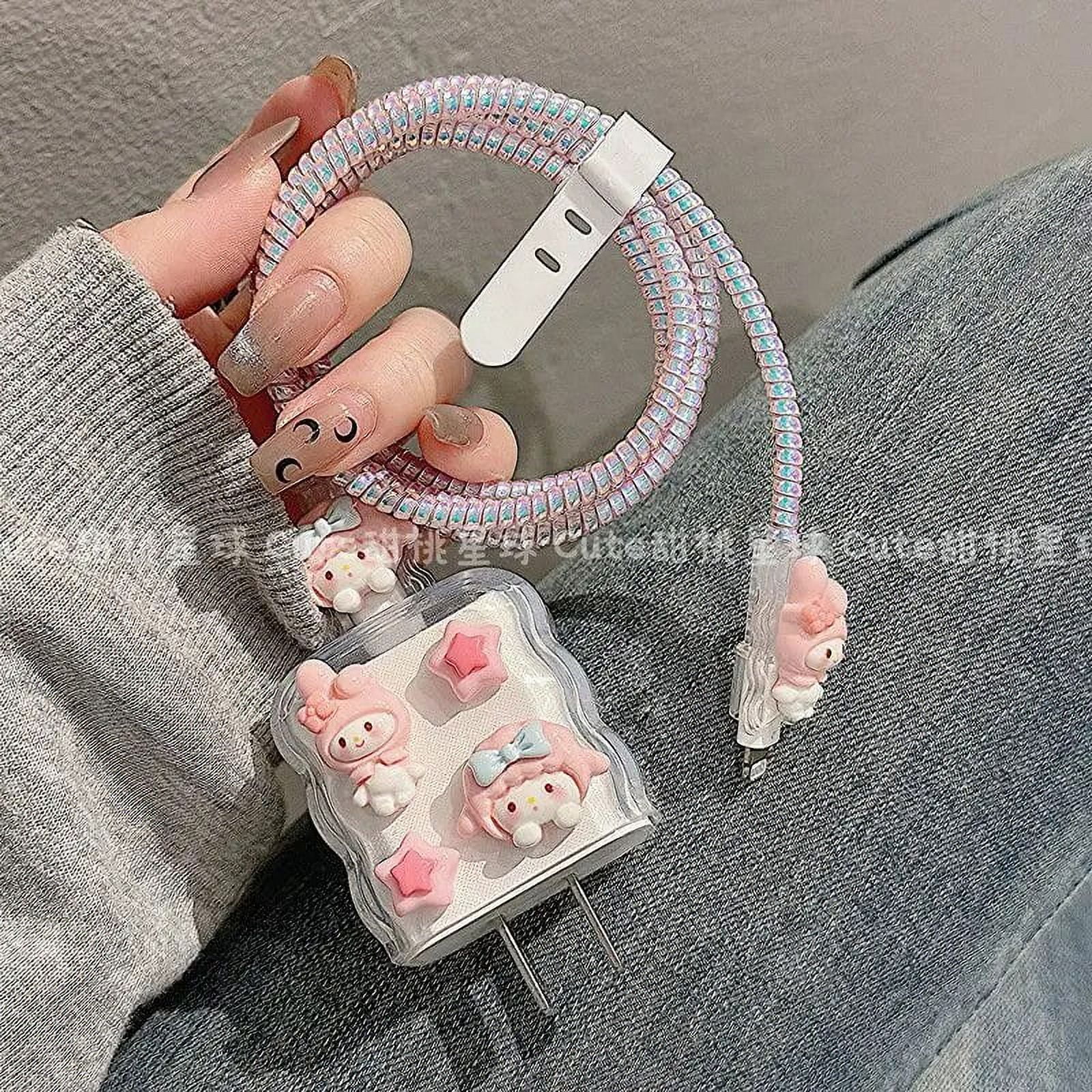Sanrio Hellokittys My Melody Kuromi Kawaii Usb Charger Cord Management ...