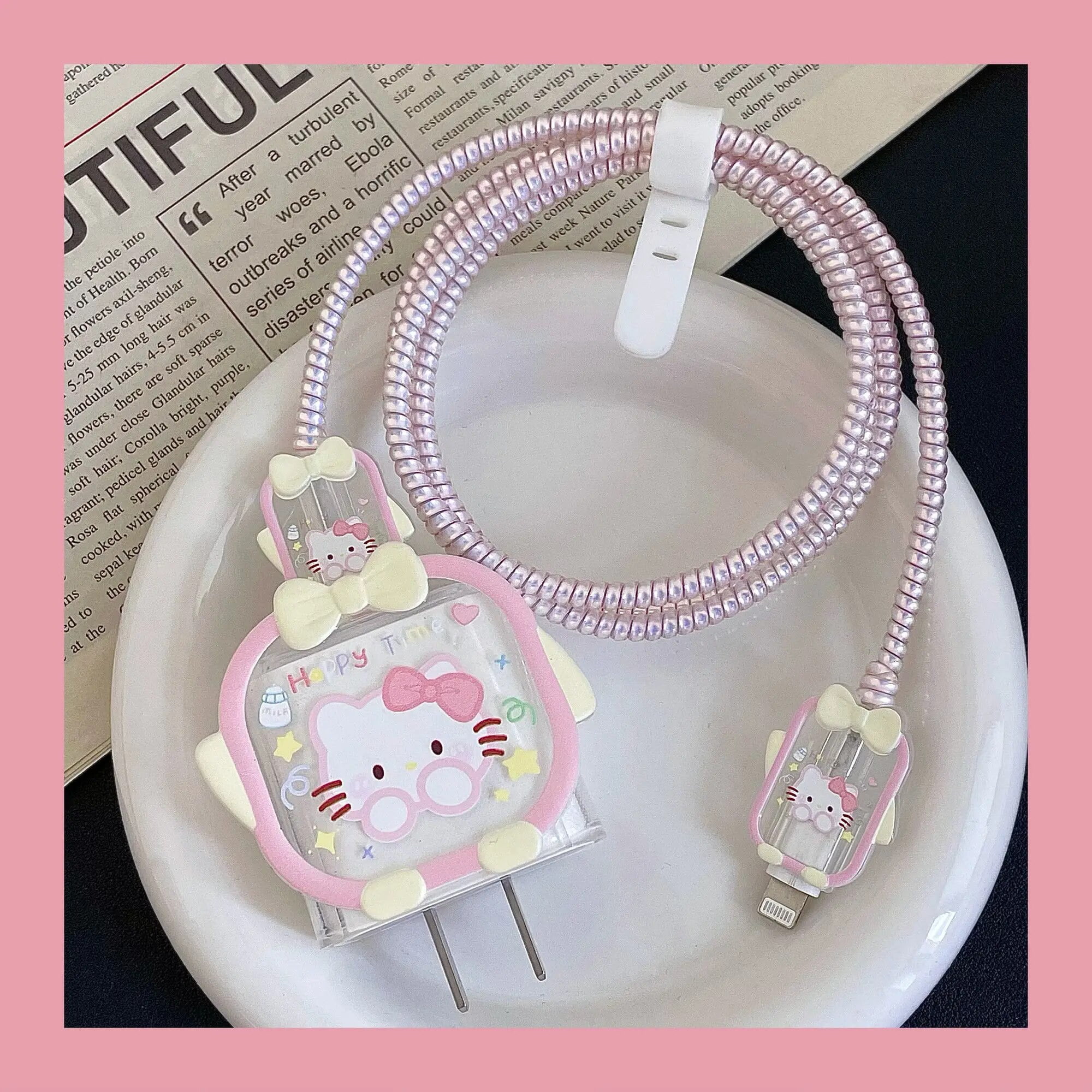 Sanrio Hellokittys My Melody Kuromi Kawaii Usb Charger Cord Management ...