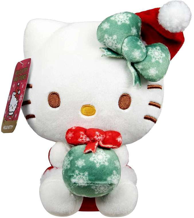 Sanrio Holiday Hello Kitty Plush (Santa Hat) - Walmart.com
