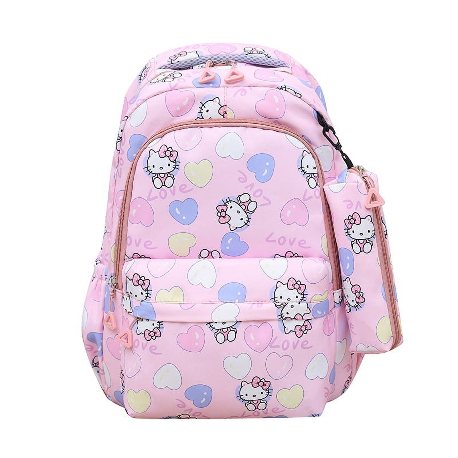 Sanrio Ins Hello Kitty Student Schoolbag Large Capacity New Backpack ...