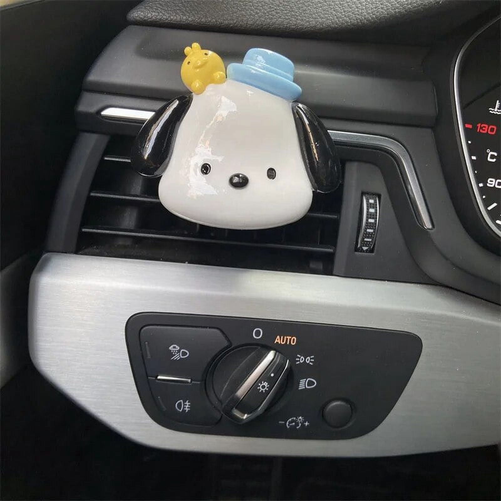 Sanrio Kawai Melody Kuromi Car Mounted Perfume Air Outlet Decoration ...