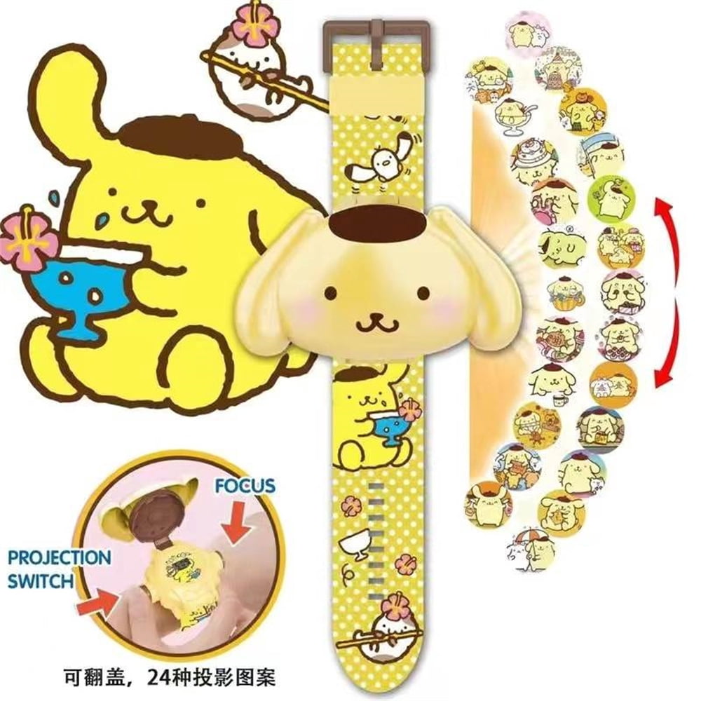 Sanrio Kawaii 3D Projection Digital Watch Cinnamoroll Kuromi Melody ...