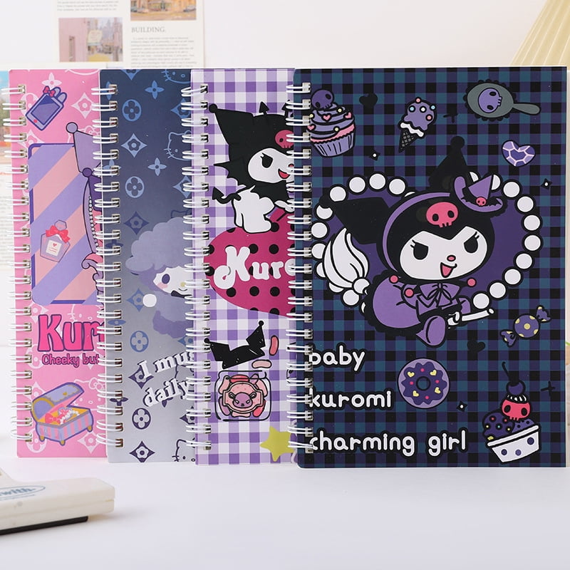 Sanrio Kawaii A5 Notebooks Kuromi Cinnamonroll My Melody Anime Notepads ...