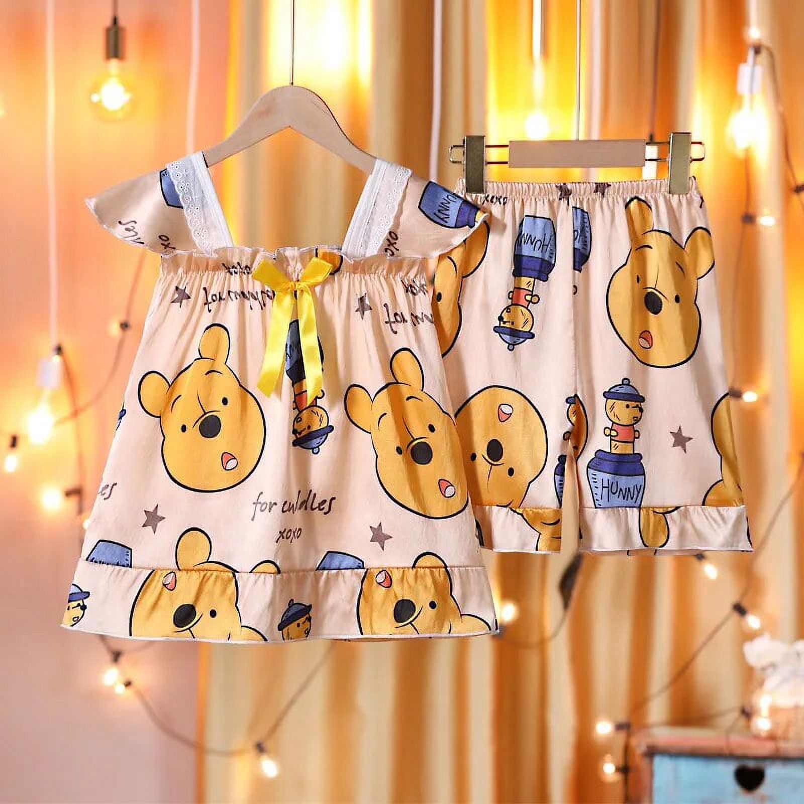 Sanrio Kawaii Anime Cinnamoroll Kuromi Girls Sleepwears Summer Ice Silk ...