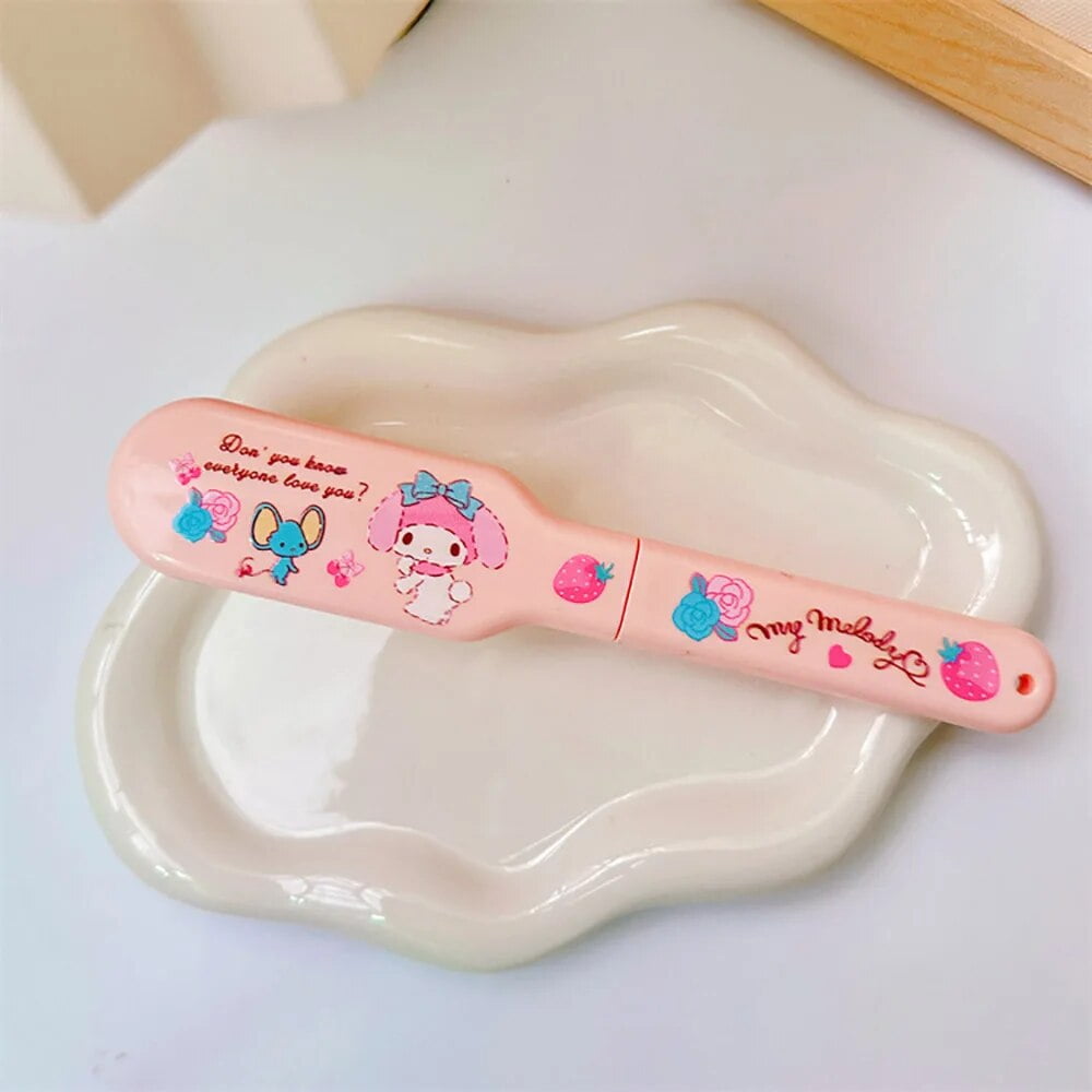 Sanrio Kawaii Anime Massage Comb Portable Foldable Travel Hairdressing ...