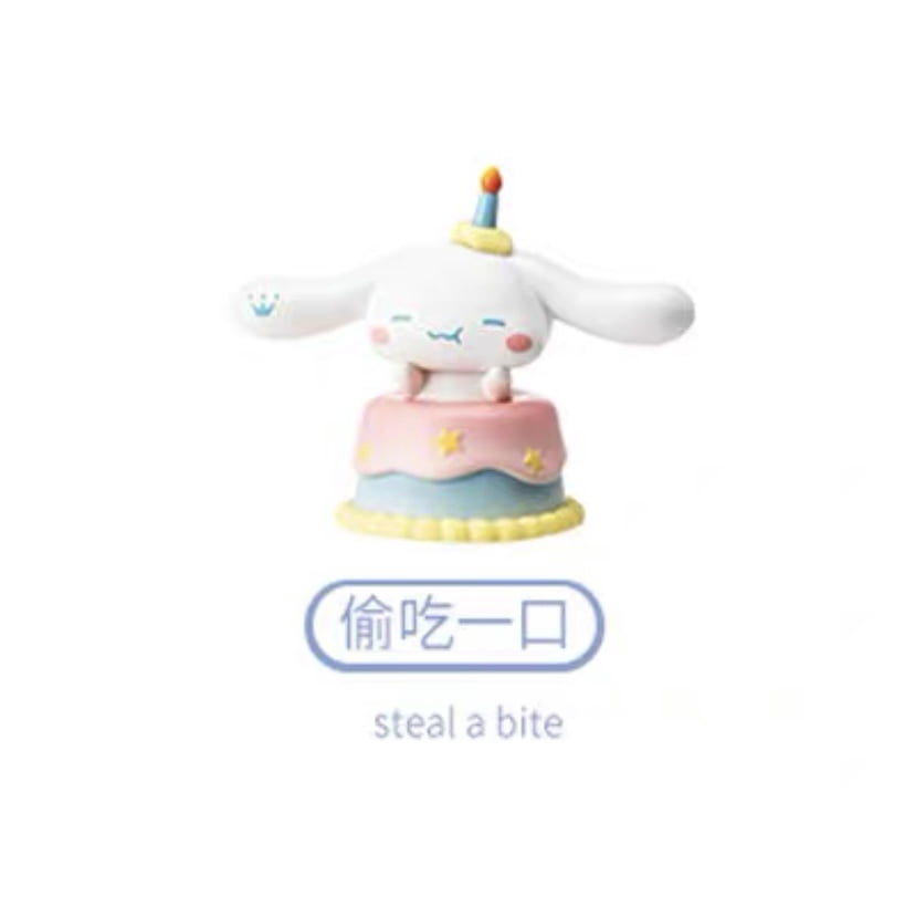 Sanrio Kawaii Cinnamoroll 20th Anniversary Action Figures Cartoon Anime ...