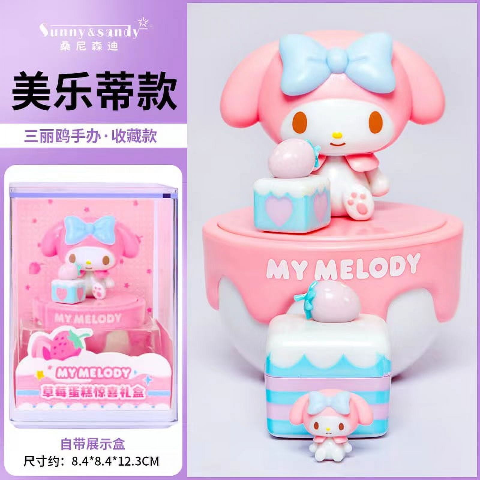 Sanrio Kawaii Figures Toy Hello Kitty My Melody Kuromi Cartoon Series ...