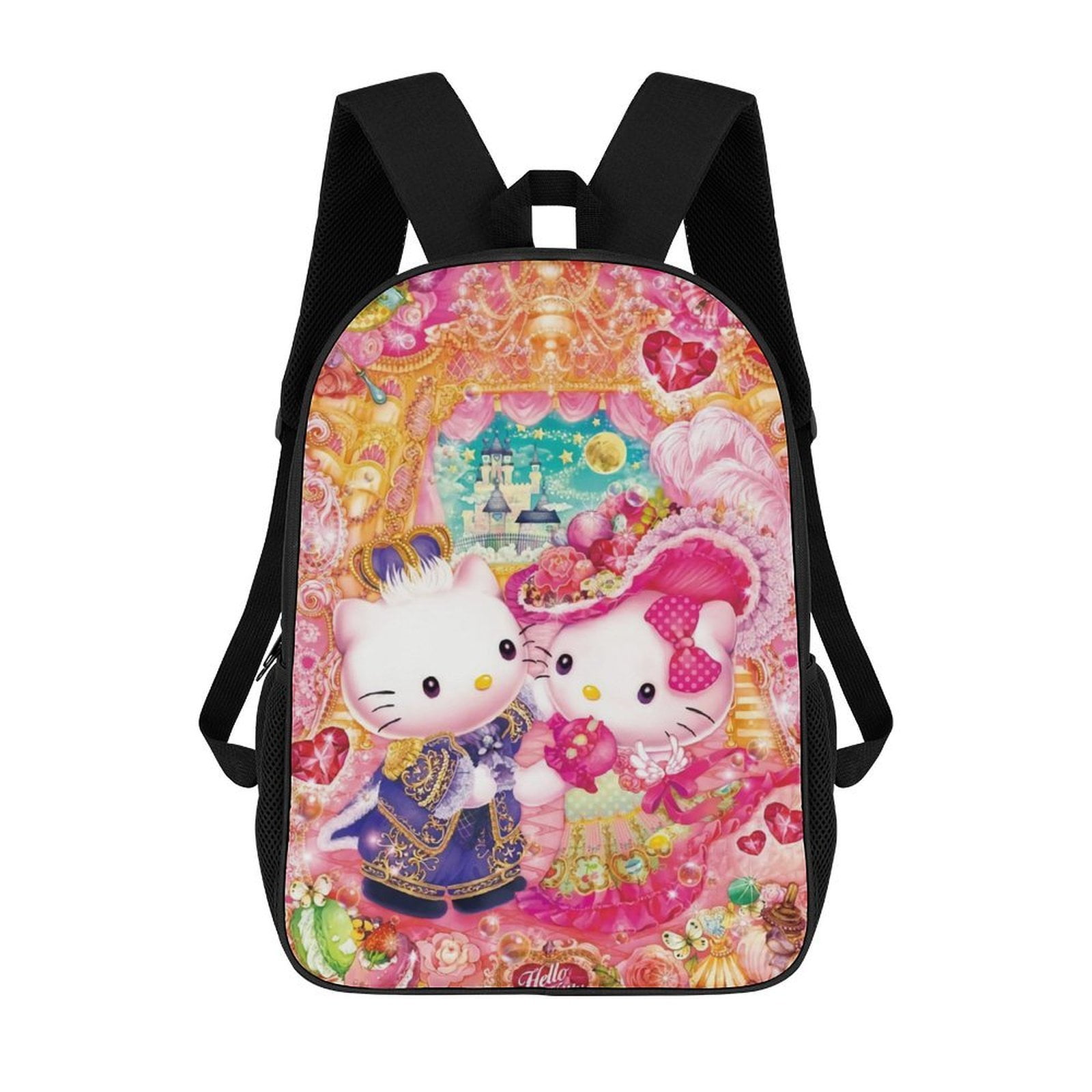 Sanrio Kawaii Hello-Kitty 41 Backpack Travel Bag for Men & Women Lightweight College Back Pack ...