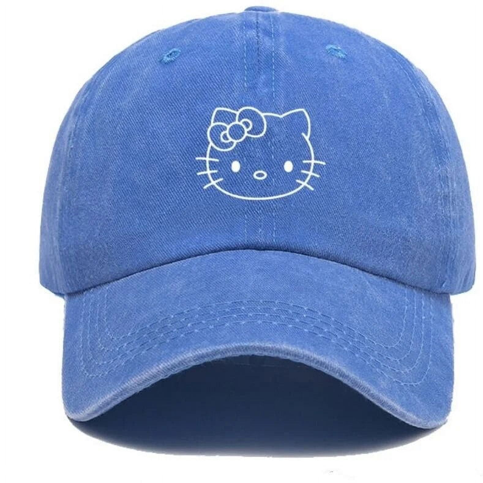 Sanrio Kawaii Hello Kitty Baseball Cap Girl Cute Cartoon Adjustable ...