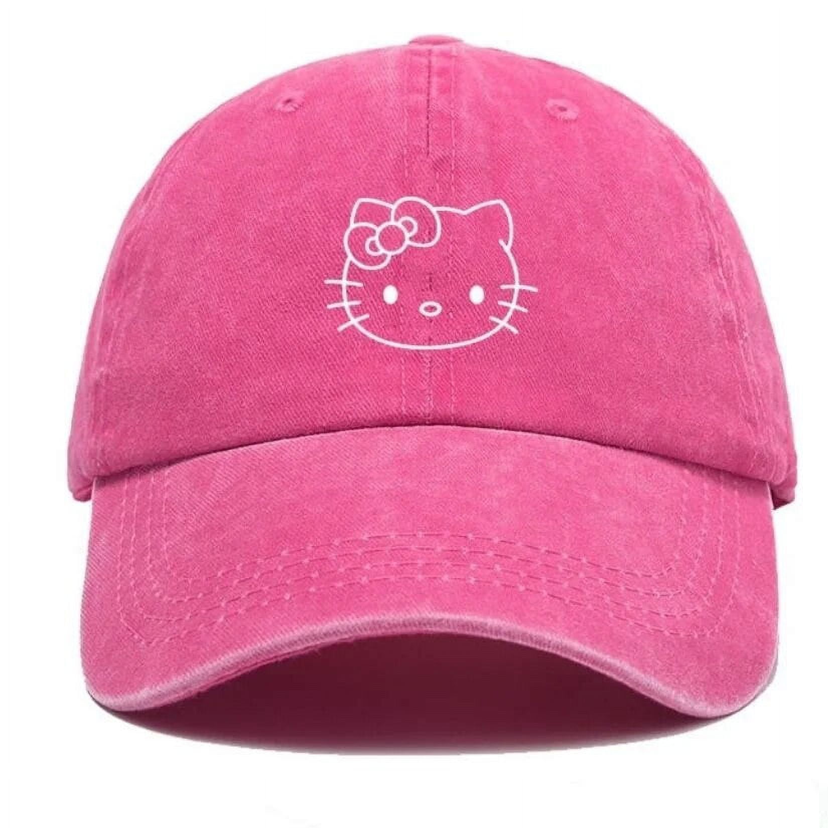 Sanrio Kawaii Hello Kitty Baseball Cap Girl Cute Cartoon Adjustable ...