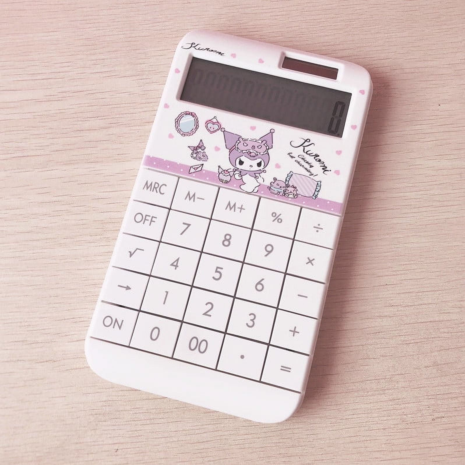 Sanrio Kawaii Hello Kitty Calculator Cartoon Cute Cinnamoroll My Melody ...