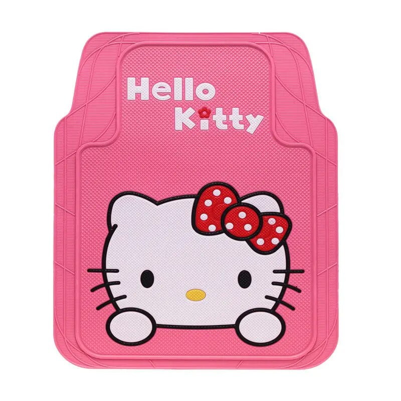 Sanrio Kawaii Hello Kitty Car Floor Mat Cartoon Latex Car Interior Non ...