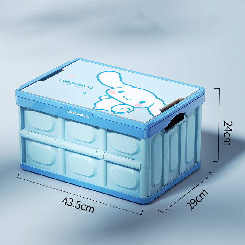 Sanrio Kawaii Hello Kitty Car Trunk Storage Box Kuromi Cinnamoroll ...