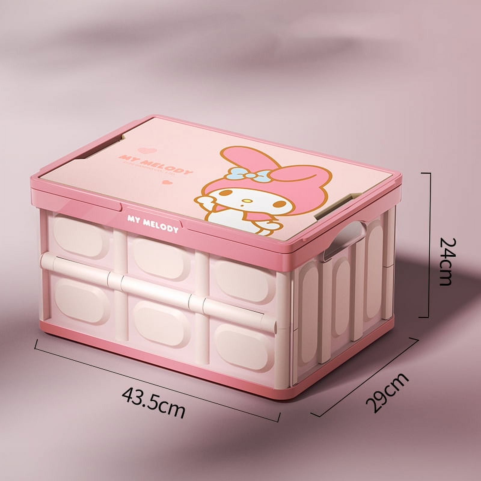 Sanrio Kawaii Hello Kitty Car Trunk Storage Box Kuromi Cinnamoroll ...