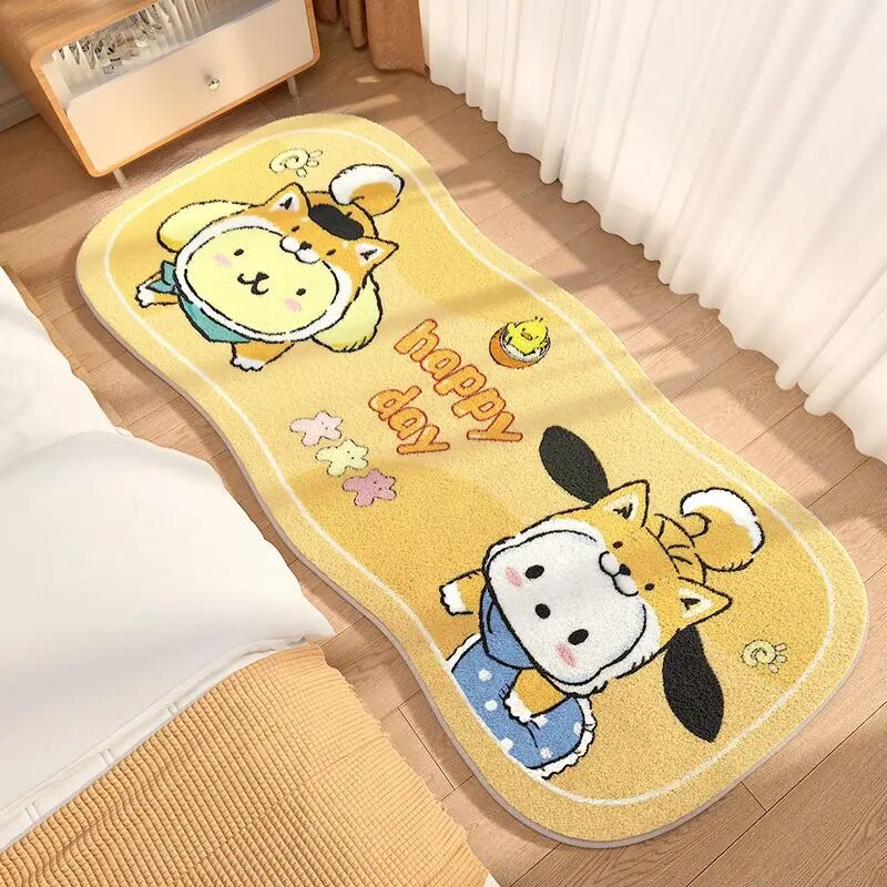 Sanrio Kawaii Hello Kitty Carpet Kuromi Cinnamoroll Anime Cartoon Cute ...