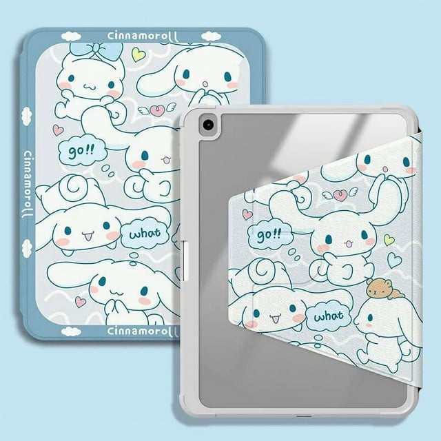 Sanrio Kawaii Hello Kitty Cinnamoroll Acrylic IPad Air 5 Protective ...
