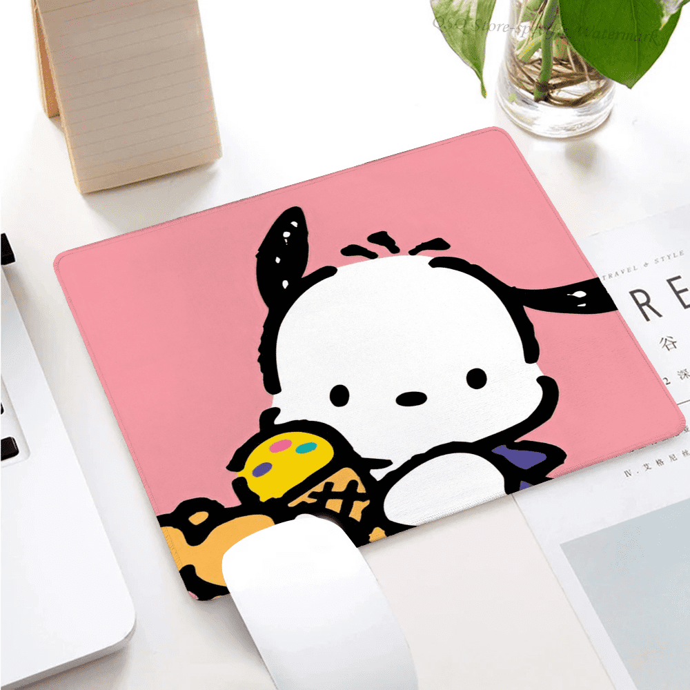Sanrio Kawaii Hello Kitty Cinnamoroll Kuromi Mousepad Small LockEdge ...