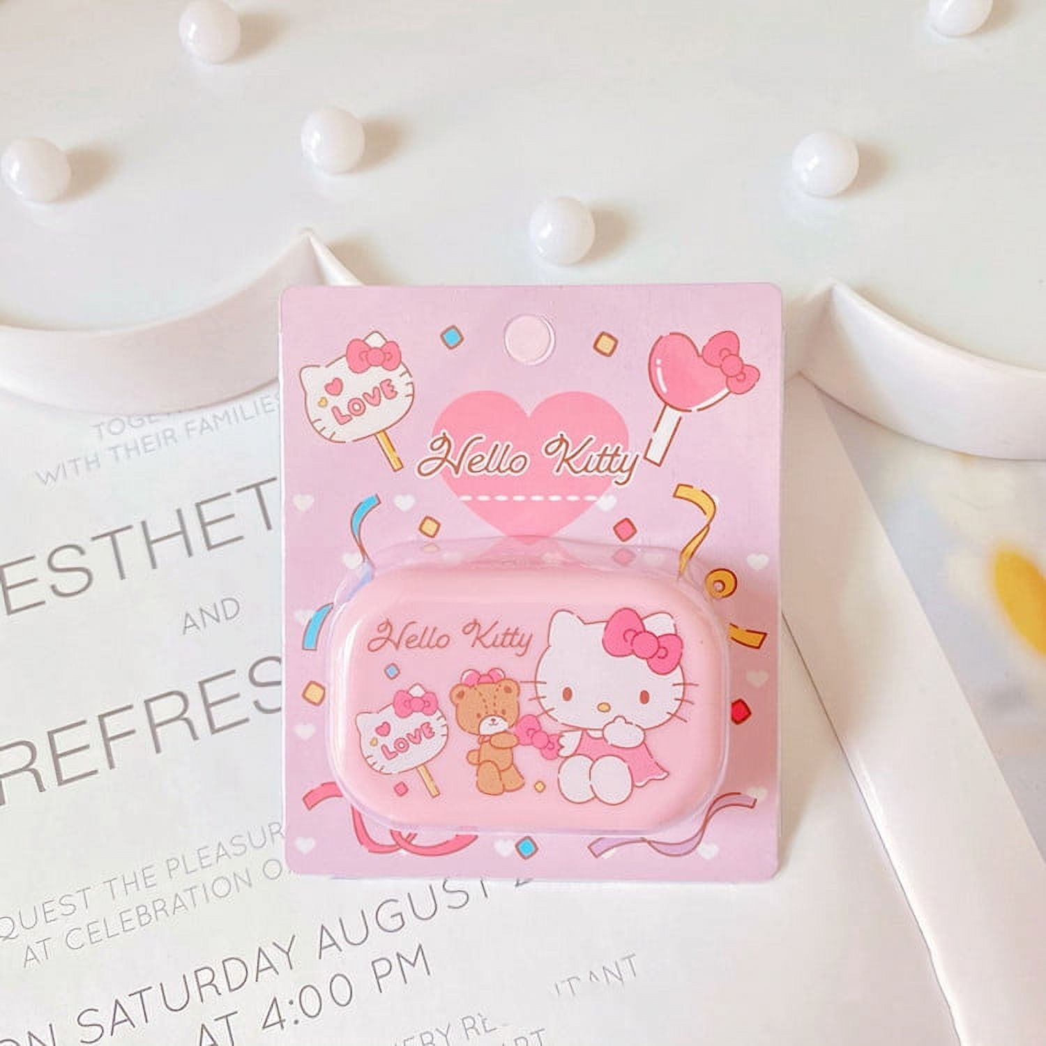 Sanrio Kawaii Hello Kitty Color Contacts Case My Melody Pochacco ...