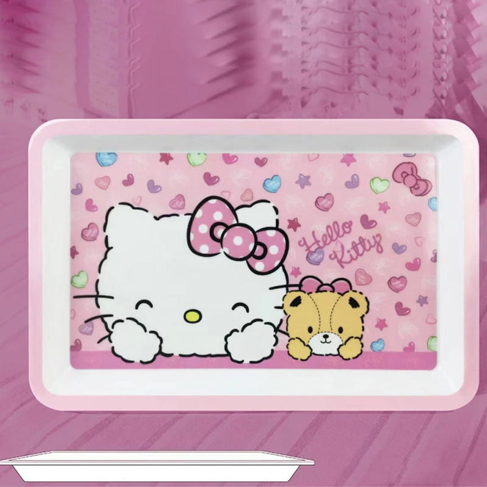 Sanrio Kawaii Hello Kitty Fruit Plate My Melody Cinnamoroll Anime ...