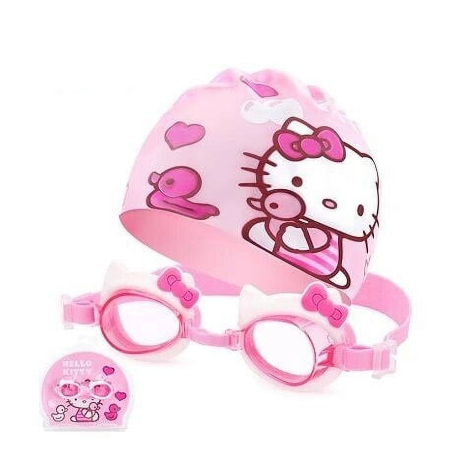 Sanrio Kawaii Hello Kitty Goggles Cartoon Cute Waterproof Anti-Fog Baby ...