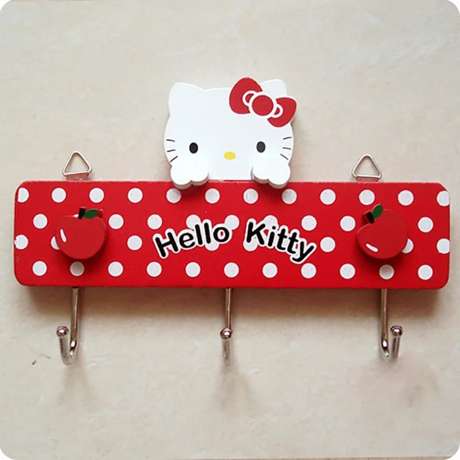 Sanrio Kawaii Hello Kitty Hook Cartoon Dorm Kitchen Bathroom Hanger ...