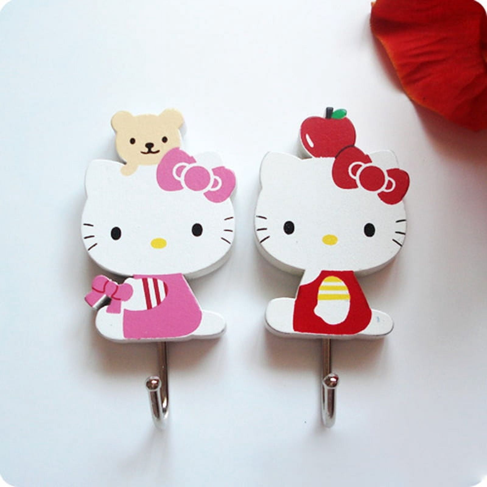 Sanrio Kawaii Hello Kitty Hook Girl Cartoon Dorm Kitchen Bathroom ...