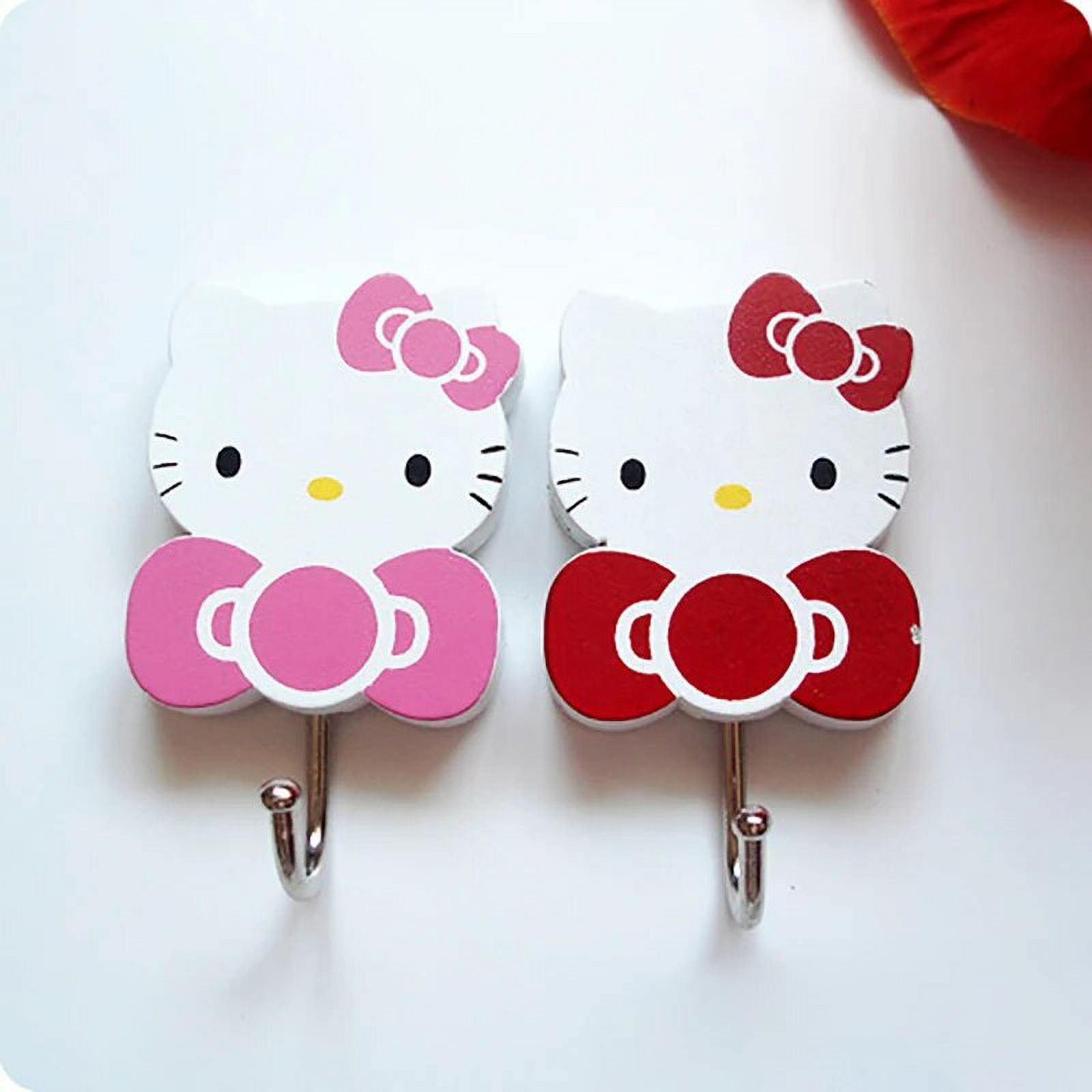 Sanrio Kawaii Hello Kitty Hook Girl Cartoon Dorm Kitchen Bathroom ...