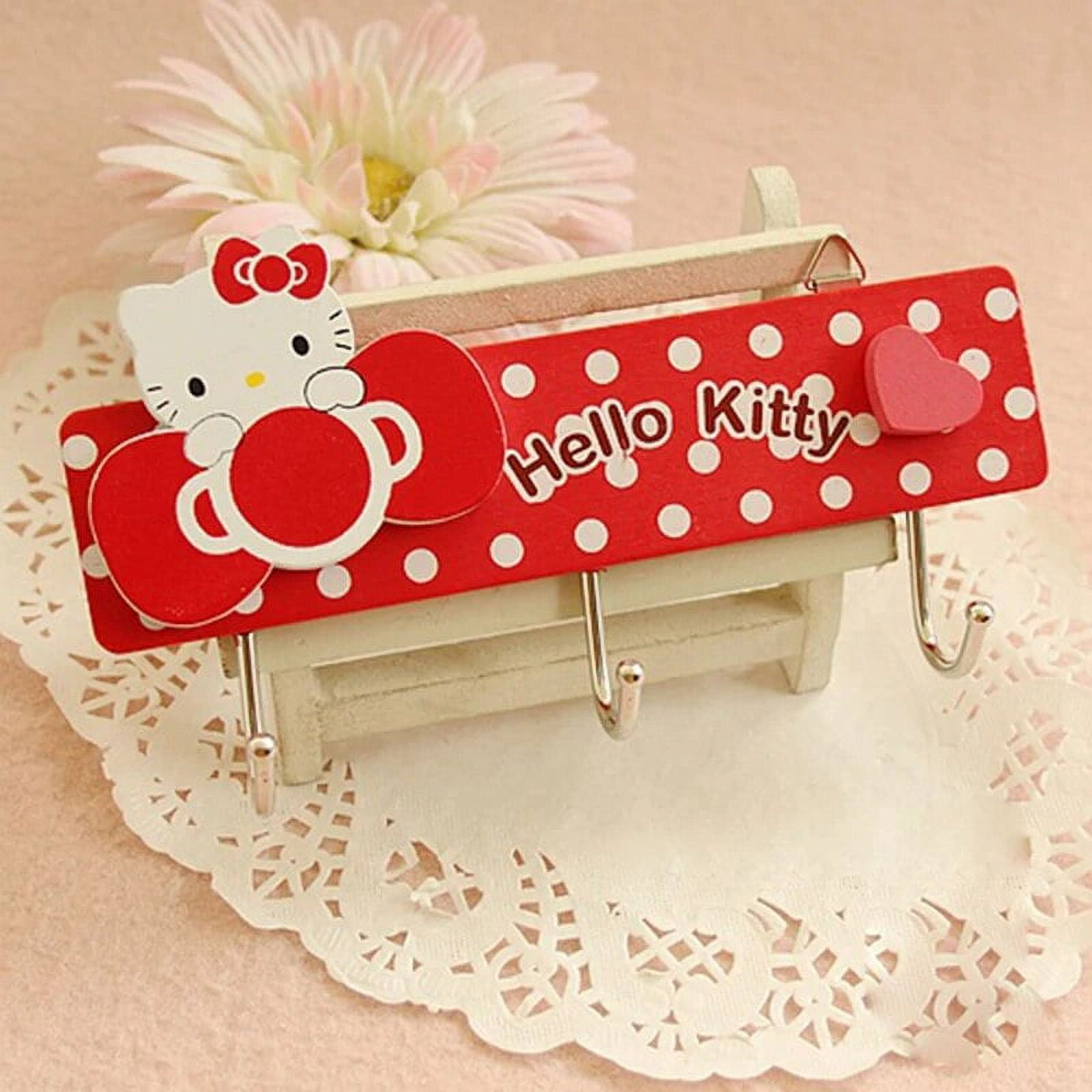 Sanrio Kawaii Hello Kitty Hook Girl Cartoon Dorm Kitchen Bathroom ...