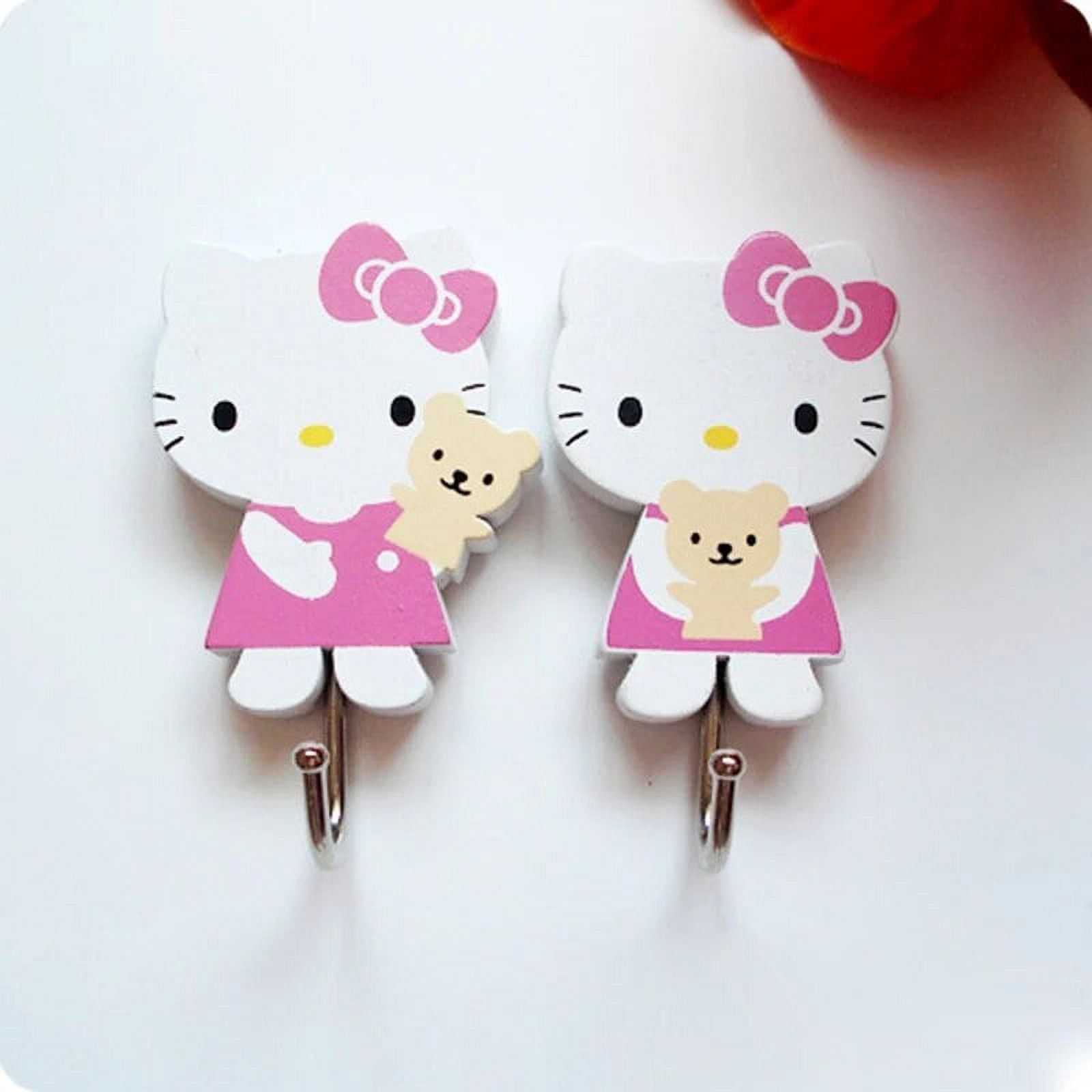 Sanrio Kawaii Hello Kitty Hook Girl Cartoon Dorm Kitchen Bathroom ...